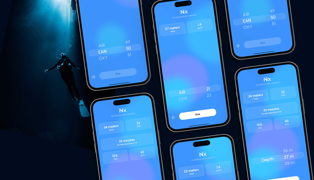 EANx - Nitrox calculator app